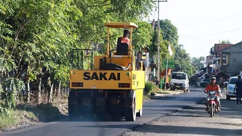Jalan Pasar Baru Bayang-Alahan Panjang Tuntas 2021, Tahun Ini Dibangun 19 Km