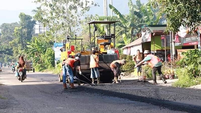 Jalan Pasar Baru Bayang-Alahan Panjang Tuntas 2021, Tahun Ini Dibangun 19 Km