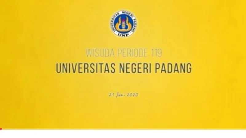Kali Pertama, UNP Adakan Wisuda Daring dengan Ijazah Format PDF