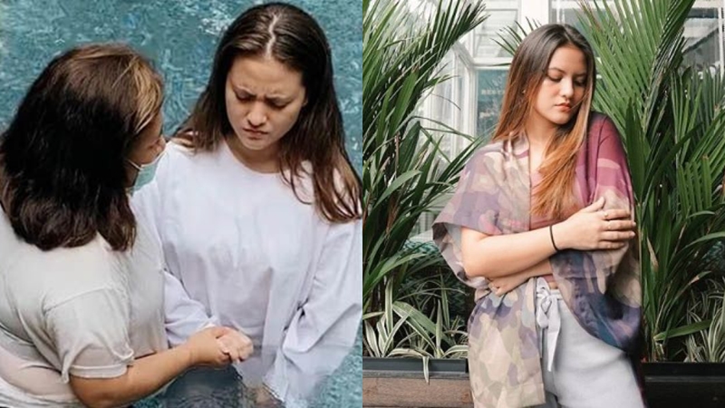 Marsha Aruan Unggah Foto Dibaptis, Netizen: Kenapa Baru Sekarang? Marsha Aruan Unggah Foto Dibaptis, Netizen: Kenapa Baru Sekarang?