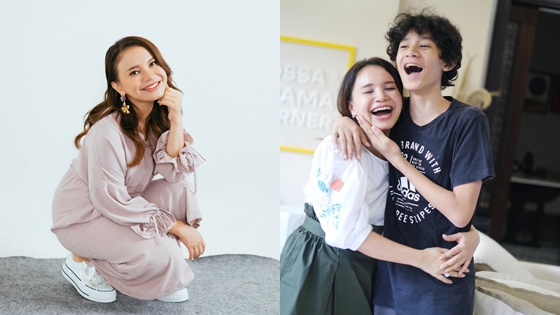 Rossa Unggah Foto saat Digendong Sang Anak Sukses Buat Netizen Gemas