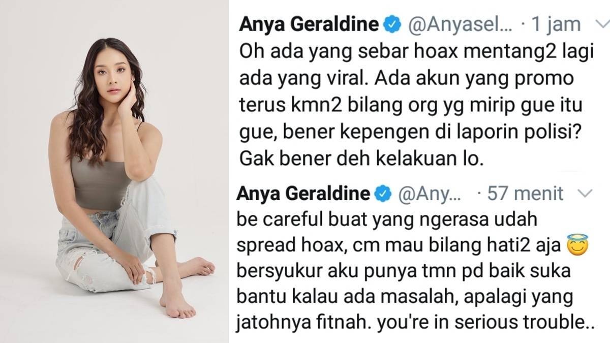 Foto Syur Mirip Anya Geraldine Trending di Twitter, Begini Tanggapan Anya