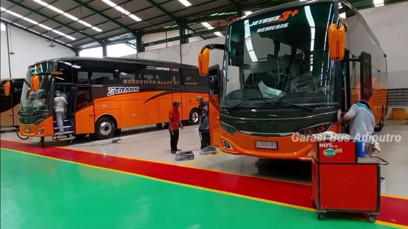 Bus Mewah Terbaru Milik PO 27 Trans Akhirnya Dirilis Adiputro, Tampil ...