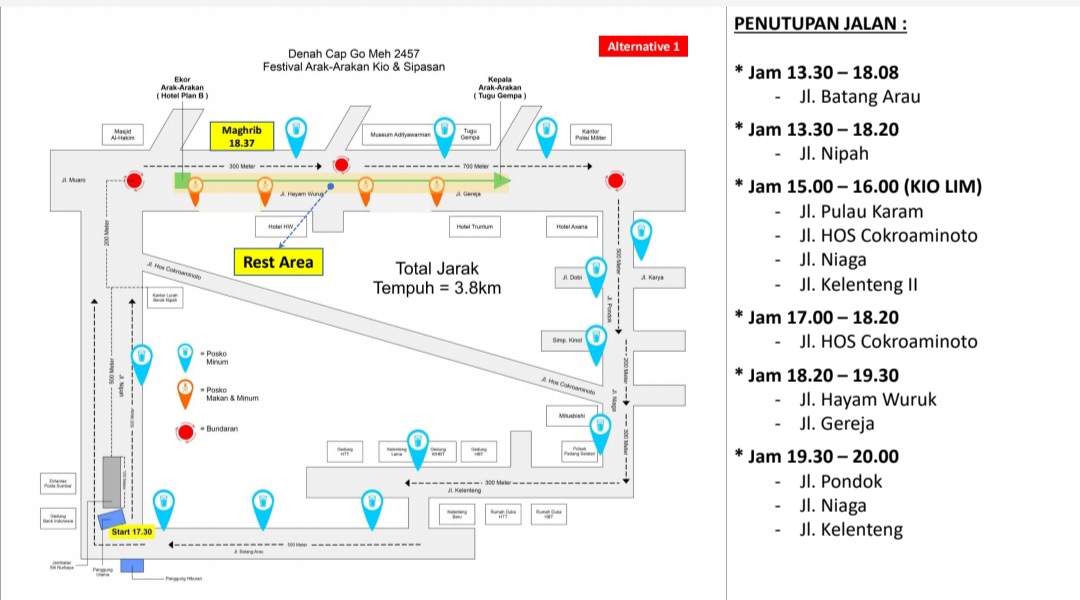Ingin Saksikan Puncak Perayaan Cap Go Meh 2023 di Padang, Perhatikan ...