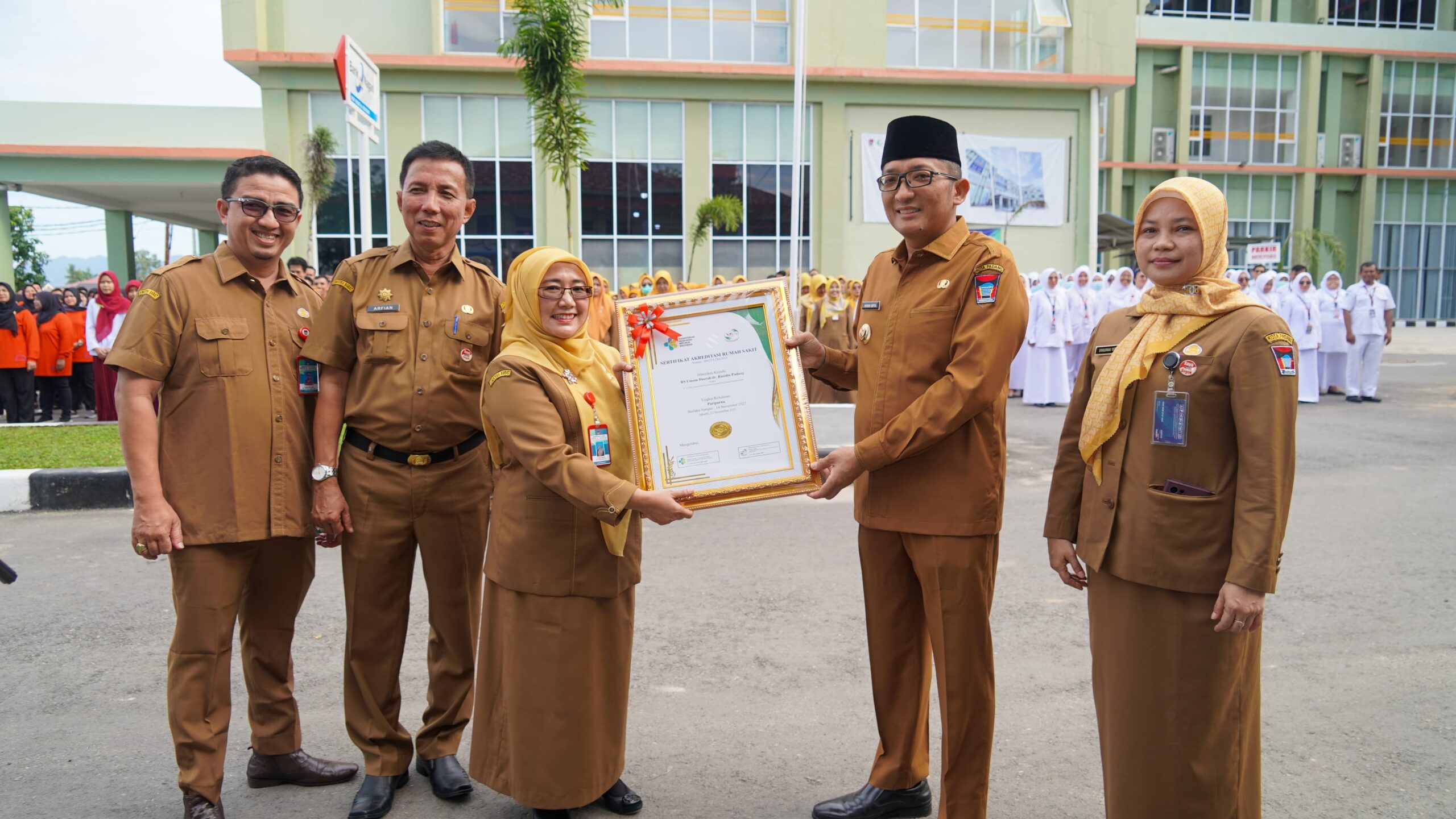RSUD dr. Rasidin Padang Raih Akreditasi Paripurna