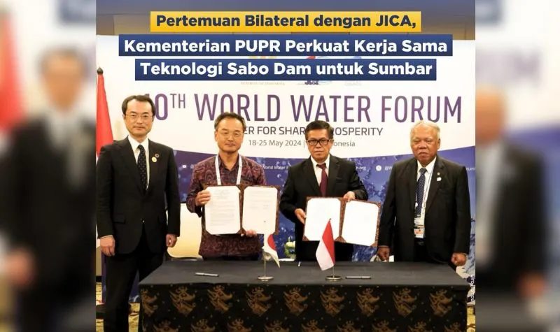 Didukung Insinyur Jepang dan JICA, 6 Sabo Dam Gunung Marapi Dibangun Tahun Ini
