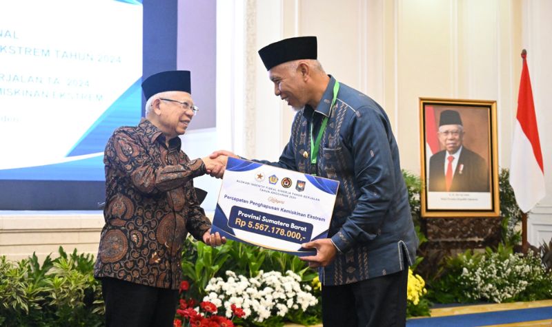 Dinilai Berhasil Hapus Kemiskinan Ekstrem, Pemprov Sumbar Dapat Insentif Fiskal